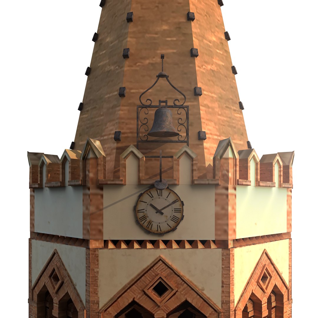Church Tower 3D Model - TurboSquid 1584755