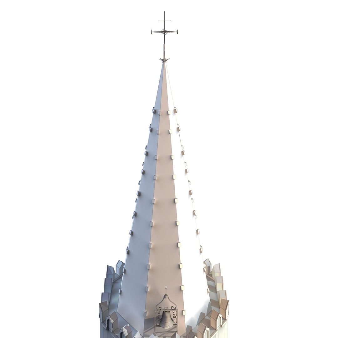 Church Tower 3D Model - TurboSquid 1584755