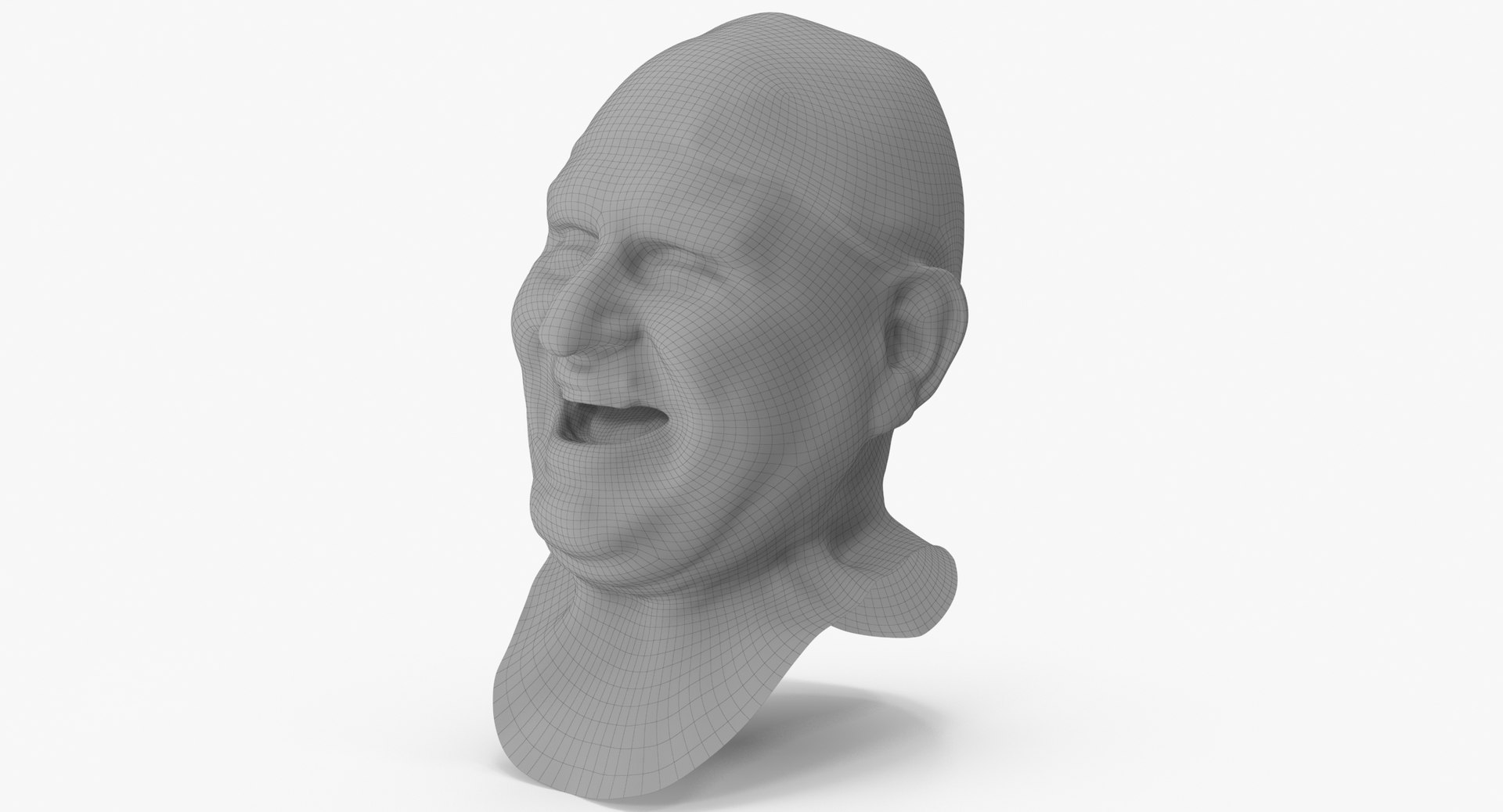 3D Homer Human Head Rage Clean Scan Model - TurboSquid 1748824
