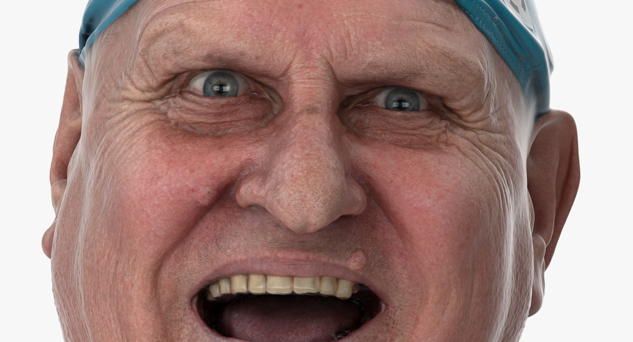 3D Homer Human Head Rage Clean Scan model - TurboSquid 1748824