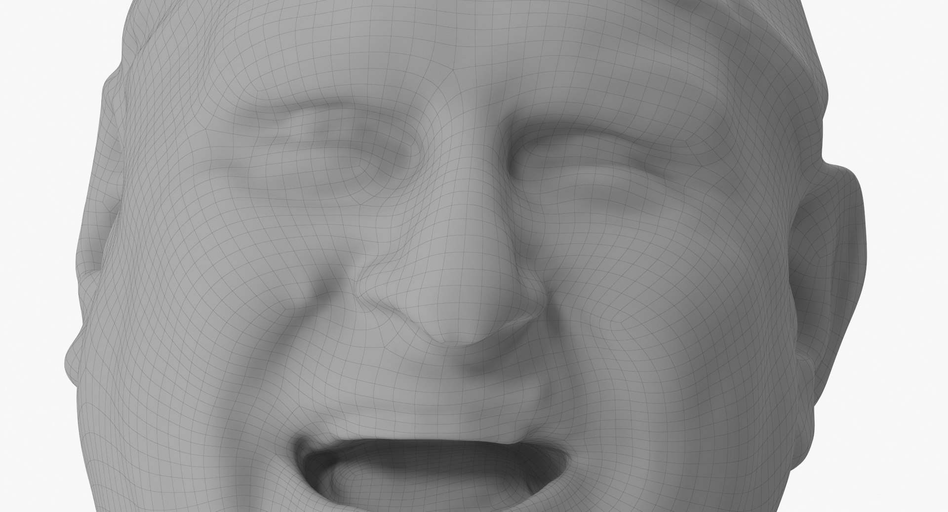 3D Homer Human Head Rage Clean Scan Model - TurboSquid 1748824