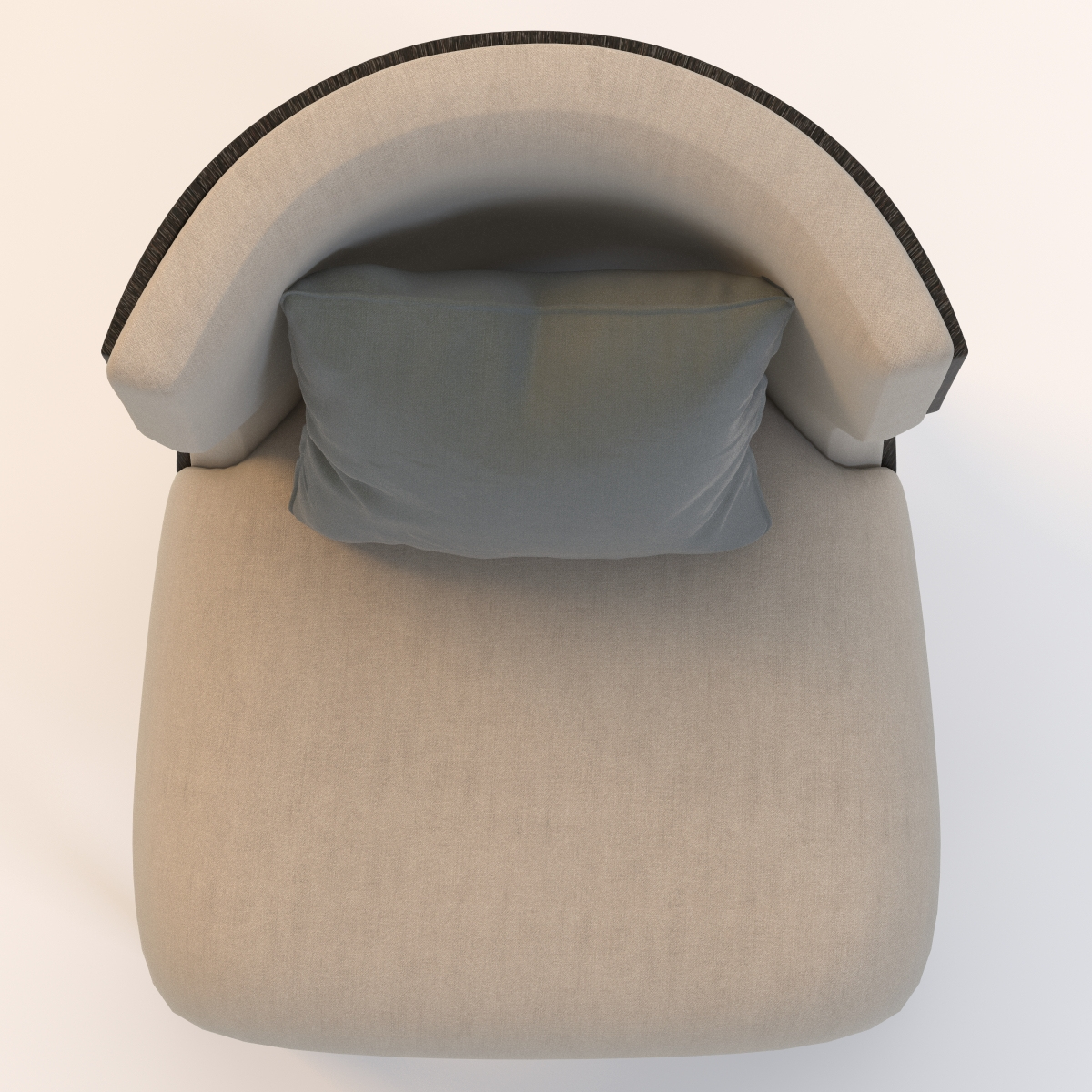 chair grace wood 3ds