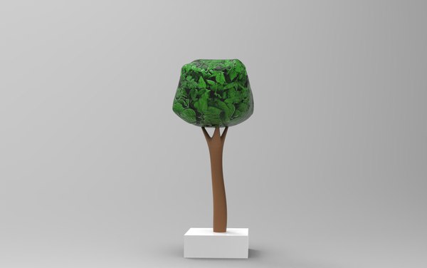 Simple tree 3D model - TurboSquid 1846057