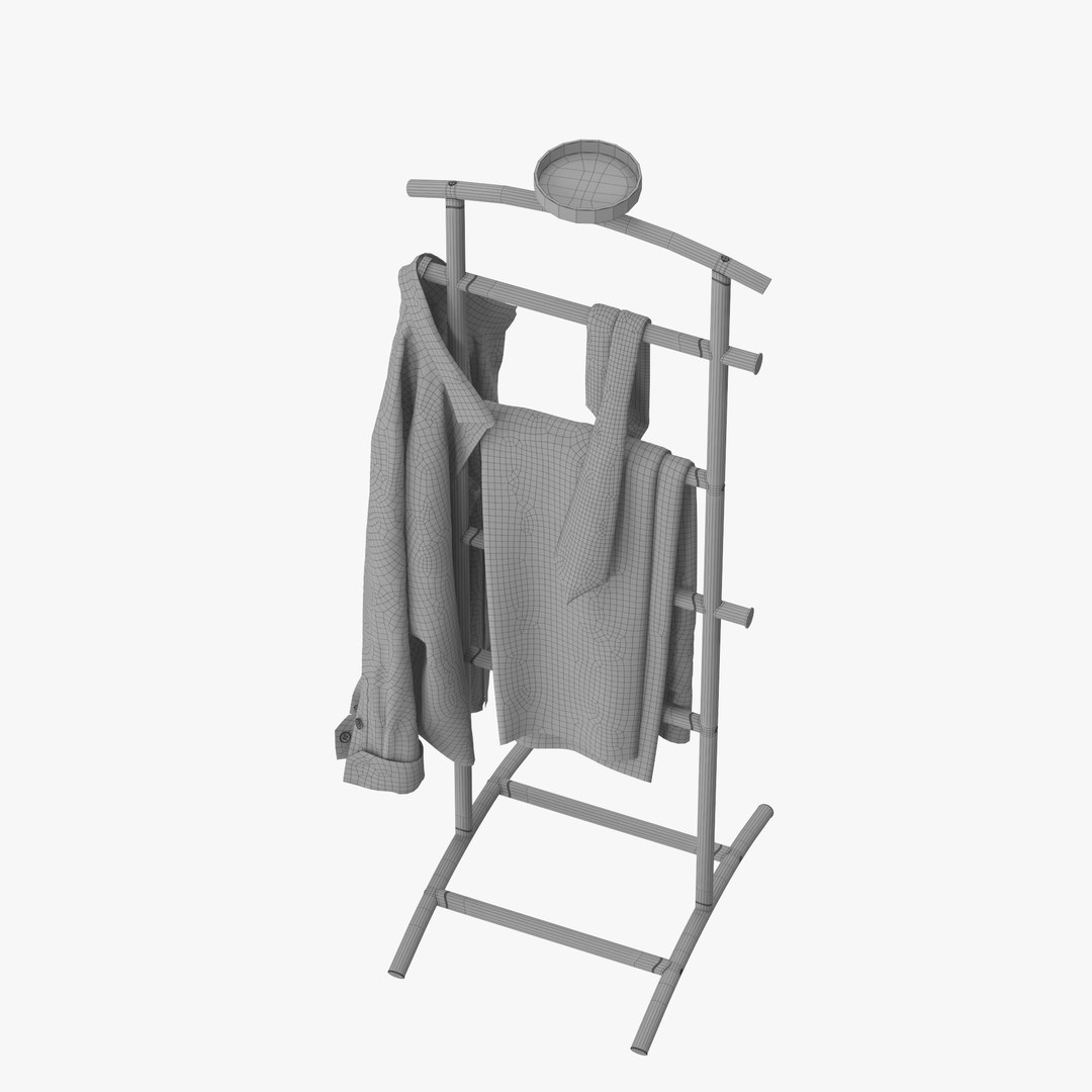 Ikea Grundtal Valet Stand 3D - TurboSquid 1299023