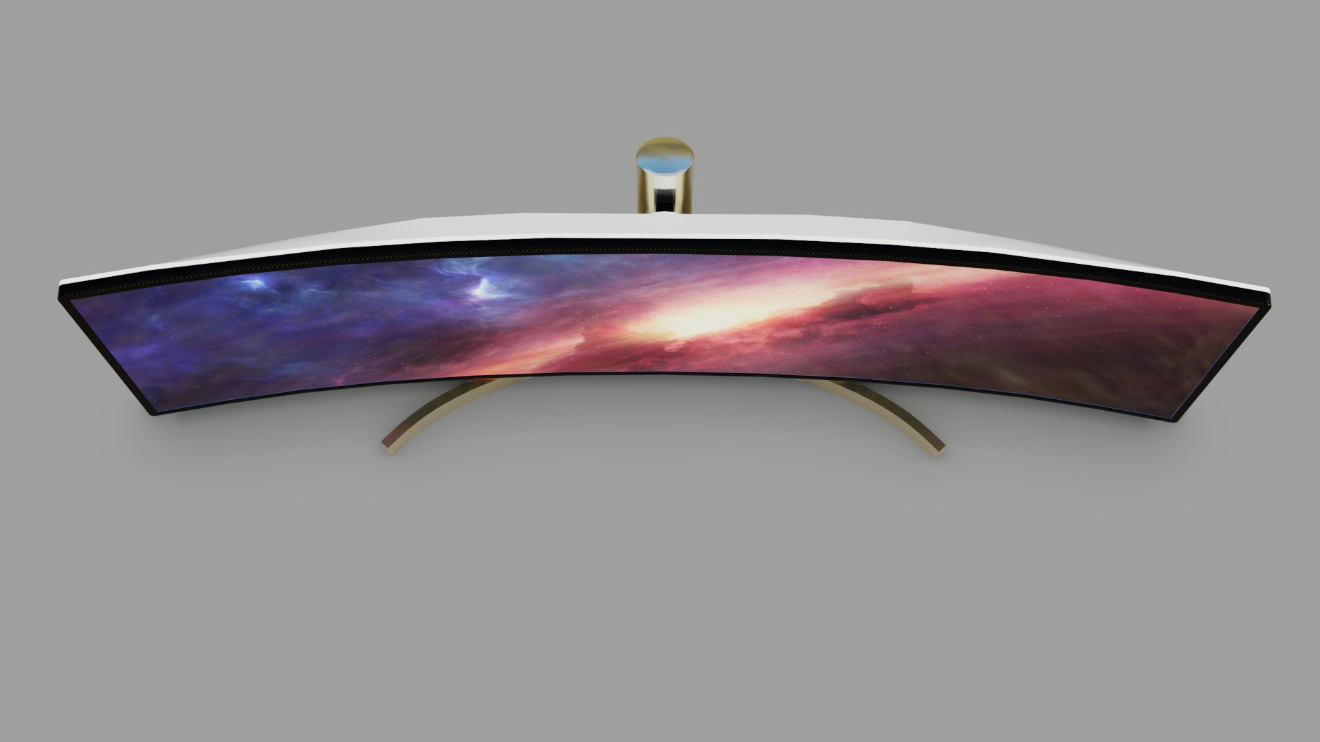 Curved Monitor Ultrawide 3D - TurboSquid 1576770