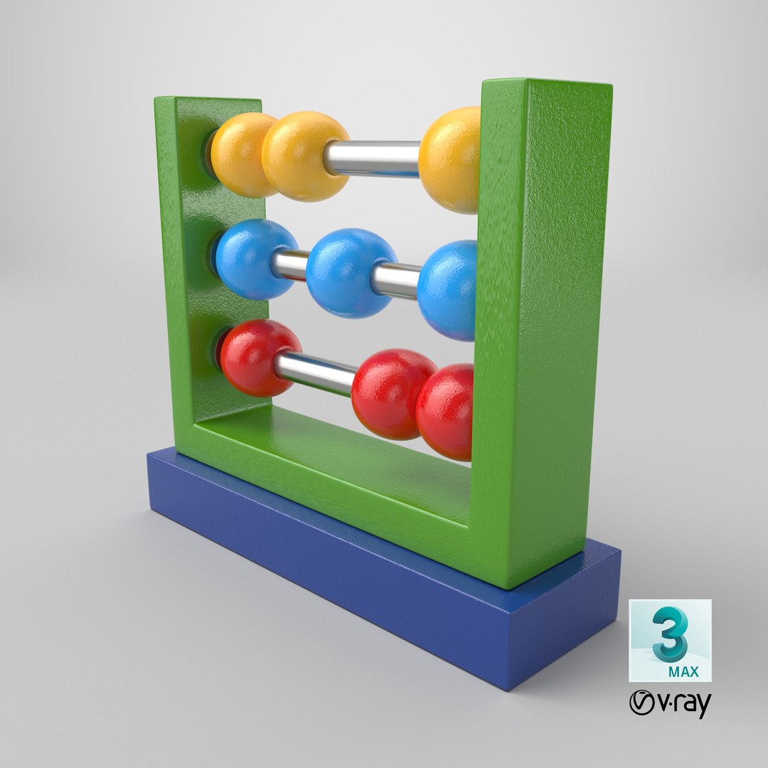 Colourful Plastic Abacus 3D Model - TurboSquid 2423874