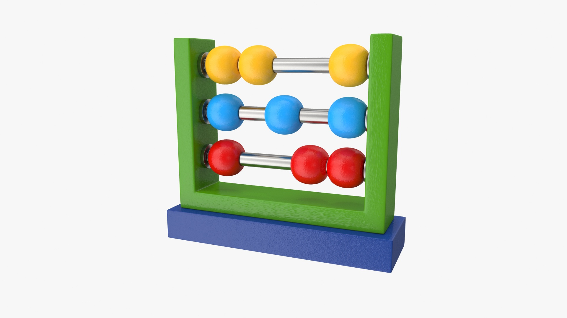 Colourful Plastic Abacus 3D Model - TurboSquid 2423874