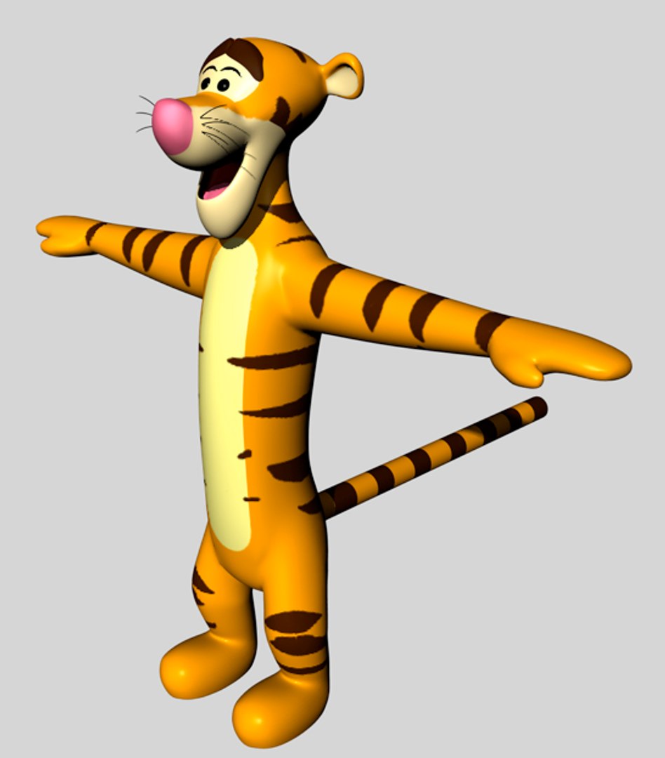 Free C4d Model Tigger
