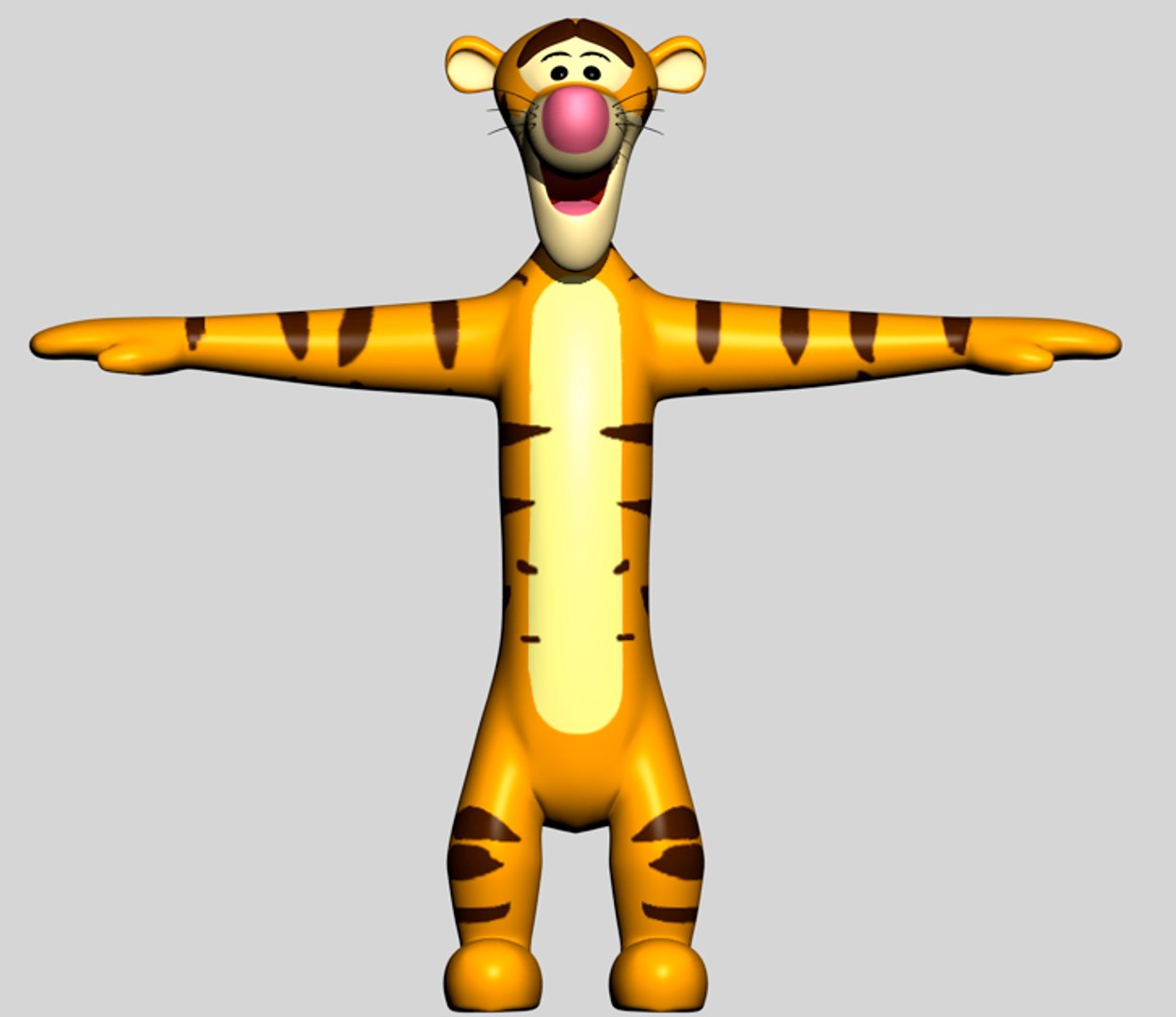 Free C4d Model Tigger
