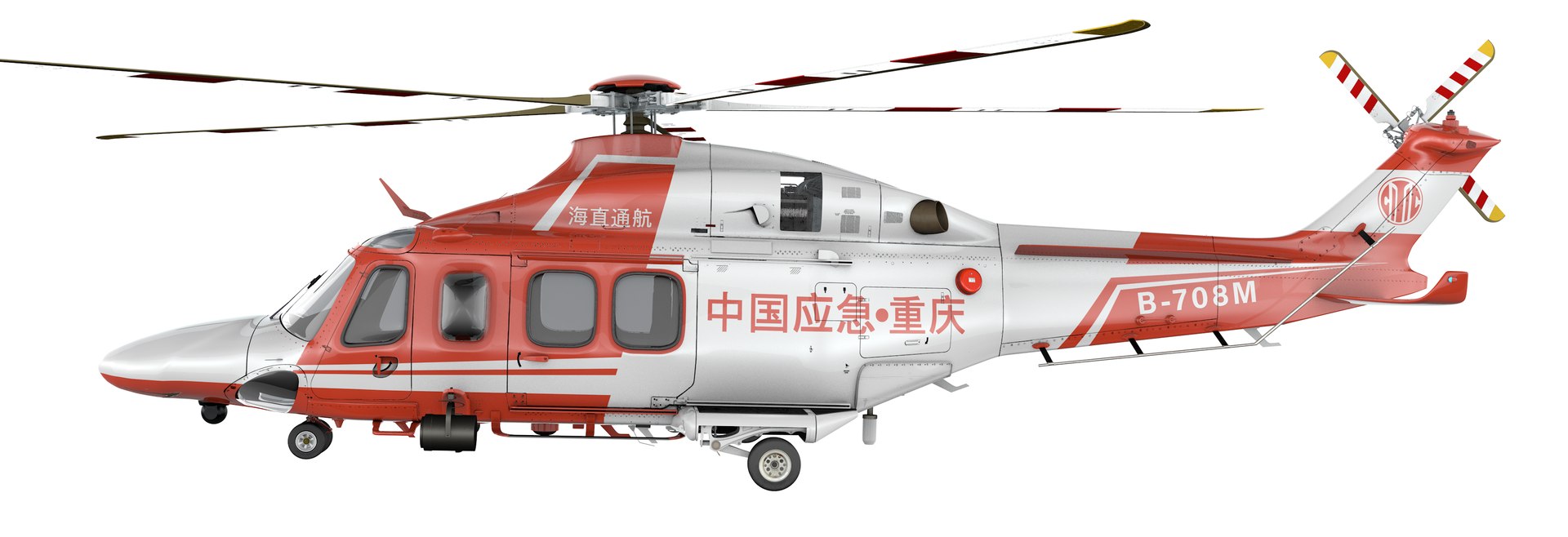 3D Model AW139 Shanghai Kingwing L2130 - TurboSquid 2231301
