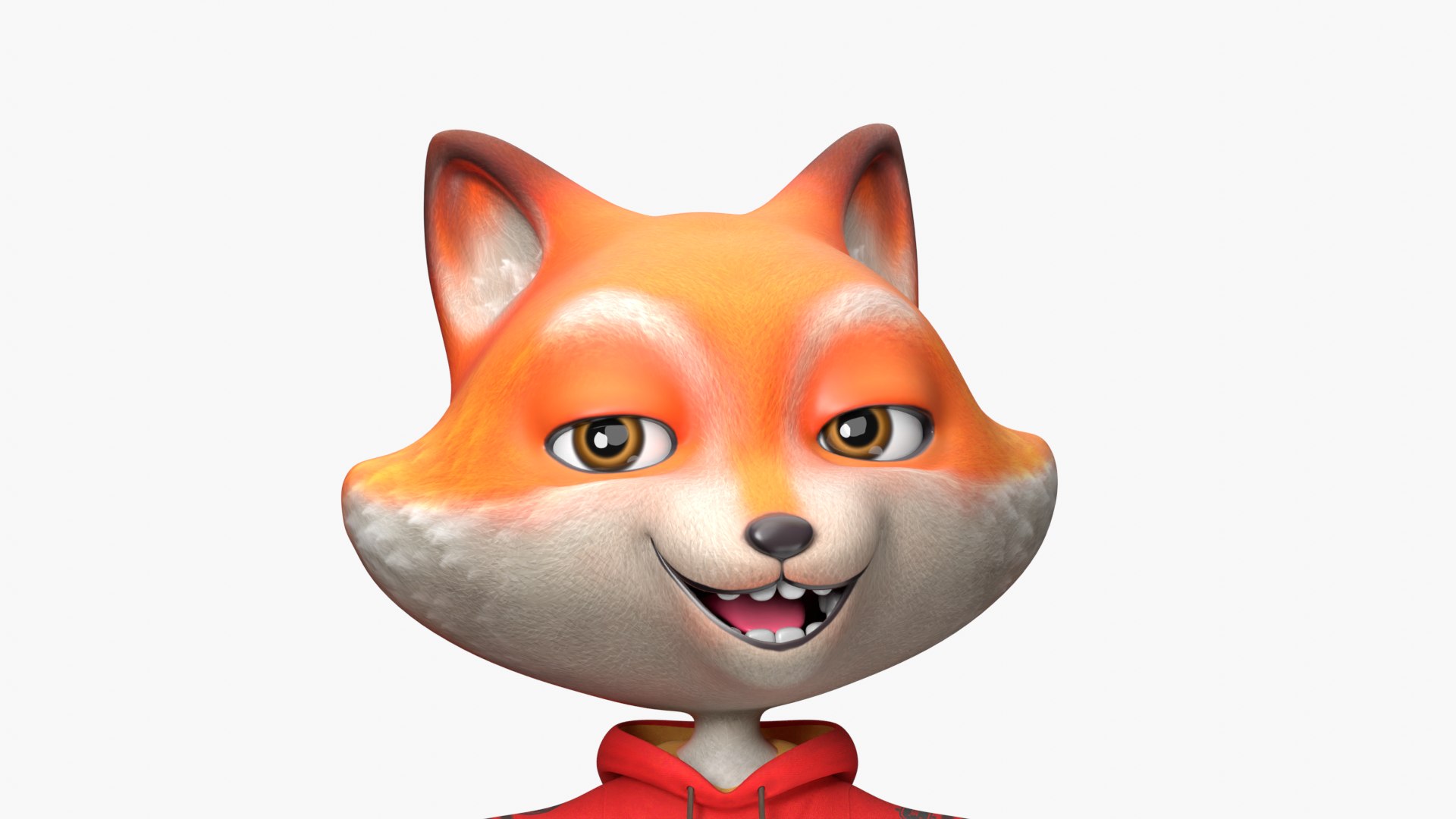 3D Stylized Fox Character Rigged - TurboSquid 2326790