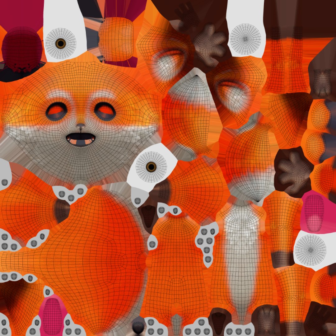3D Stylized Fox Character Rigged - TurboSquid 2326790