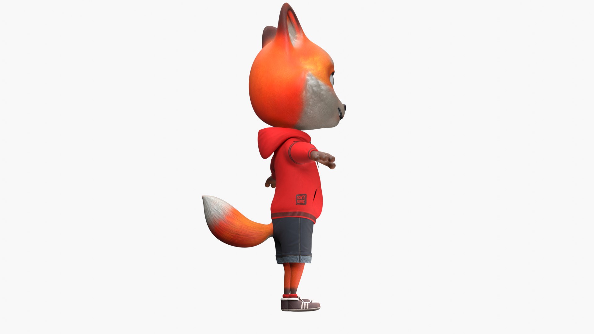 3D Stylized Fox Character Rigged - TurboSquid 2326790