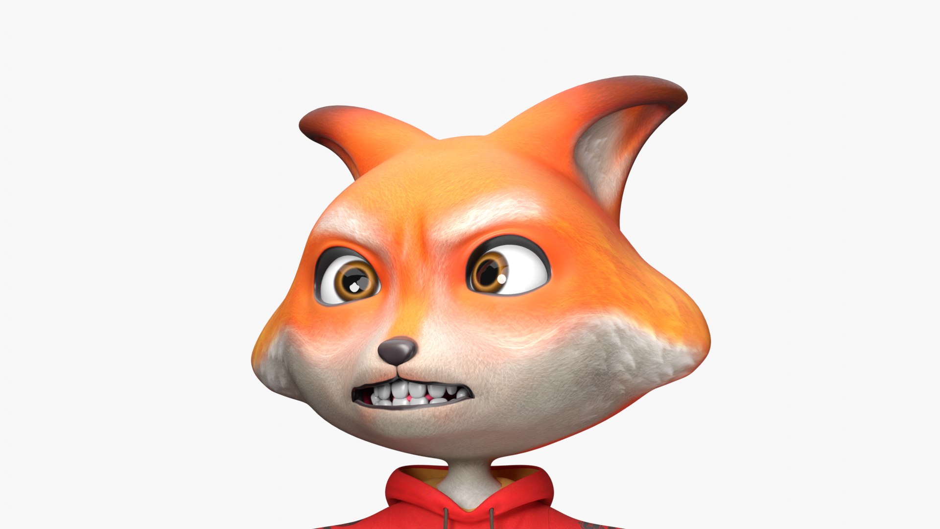 3D Stylized Fox Character Rigged - TurboSquid 2326790