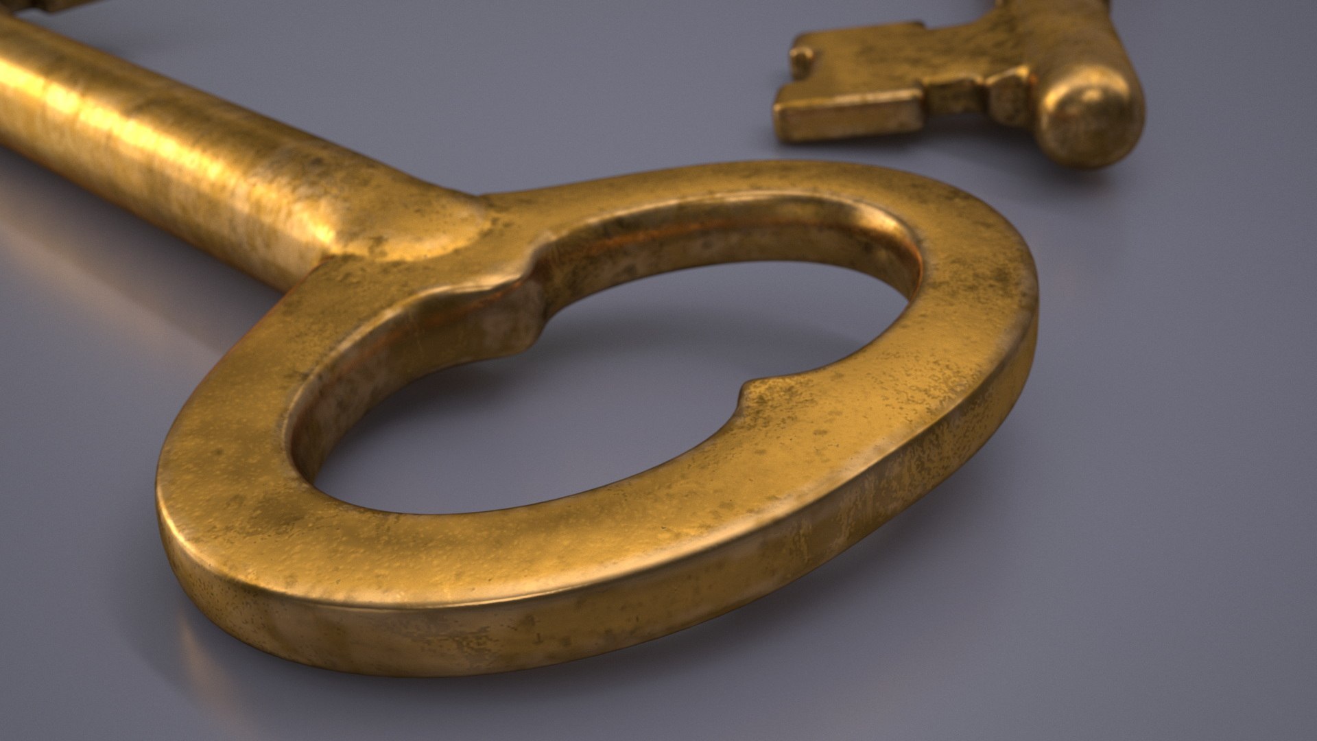 3D Vintage Keys Collection 2 Model - TurboSquid 2255039