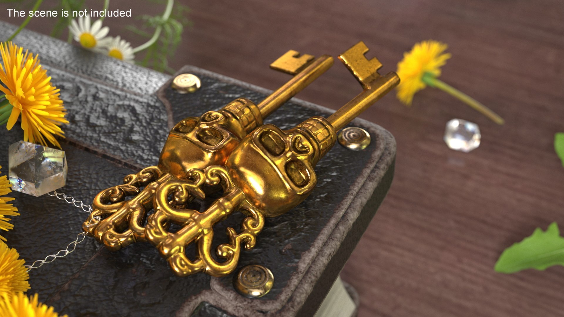 3D Vintage Keys Collection 2 Model - TurboSquid 2255039