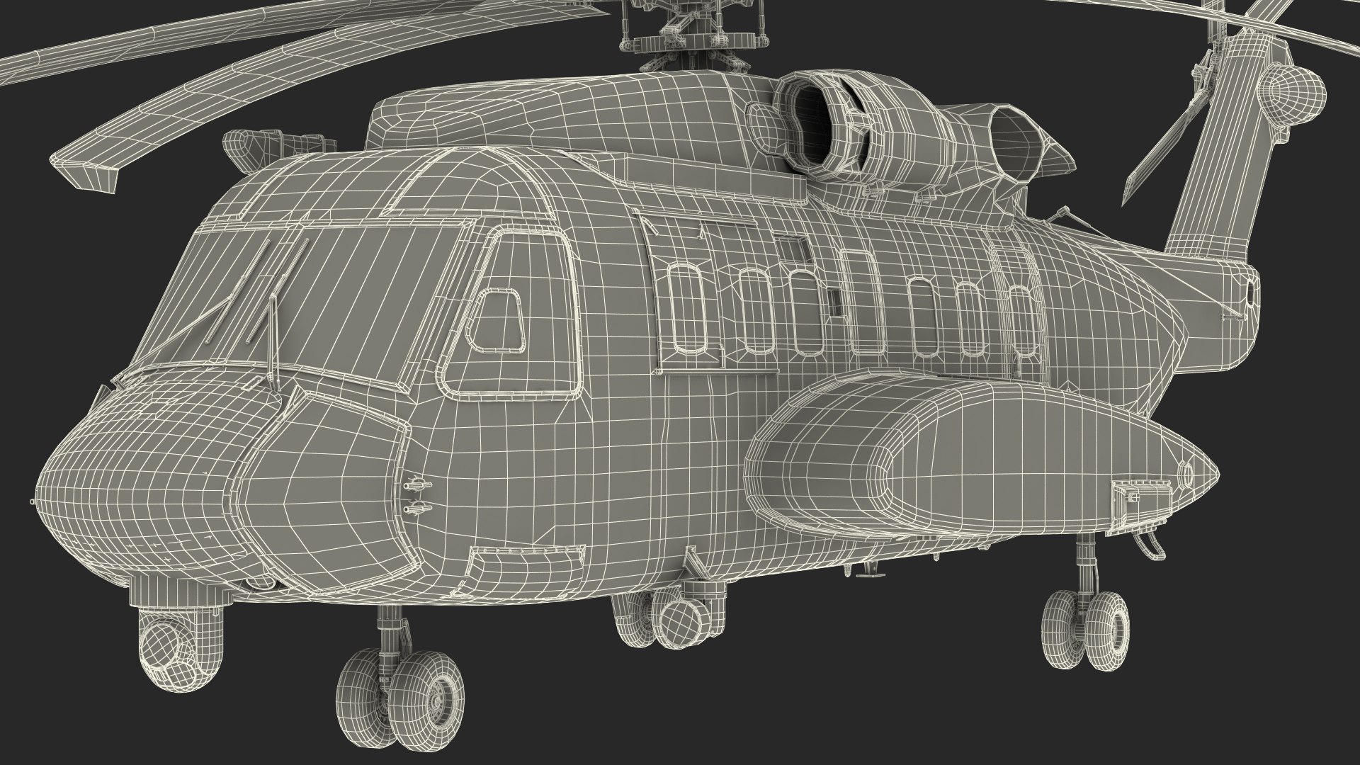 Sikorsky h-92 superhawk 3D model - TurboSquid 1495682