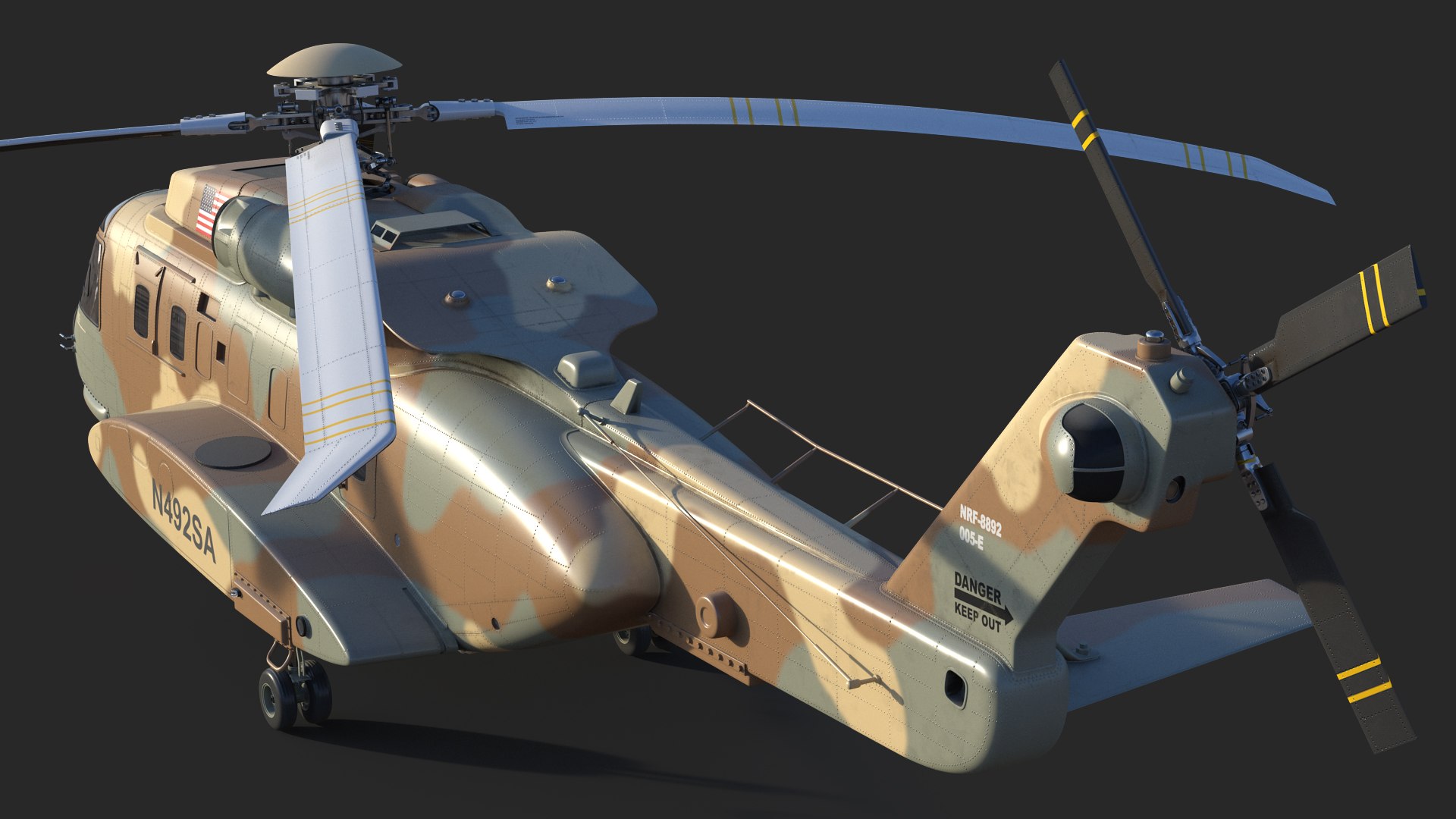 Sikorsky h-92 superhawk 3D model - TurboSquid 1495682