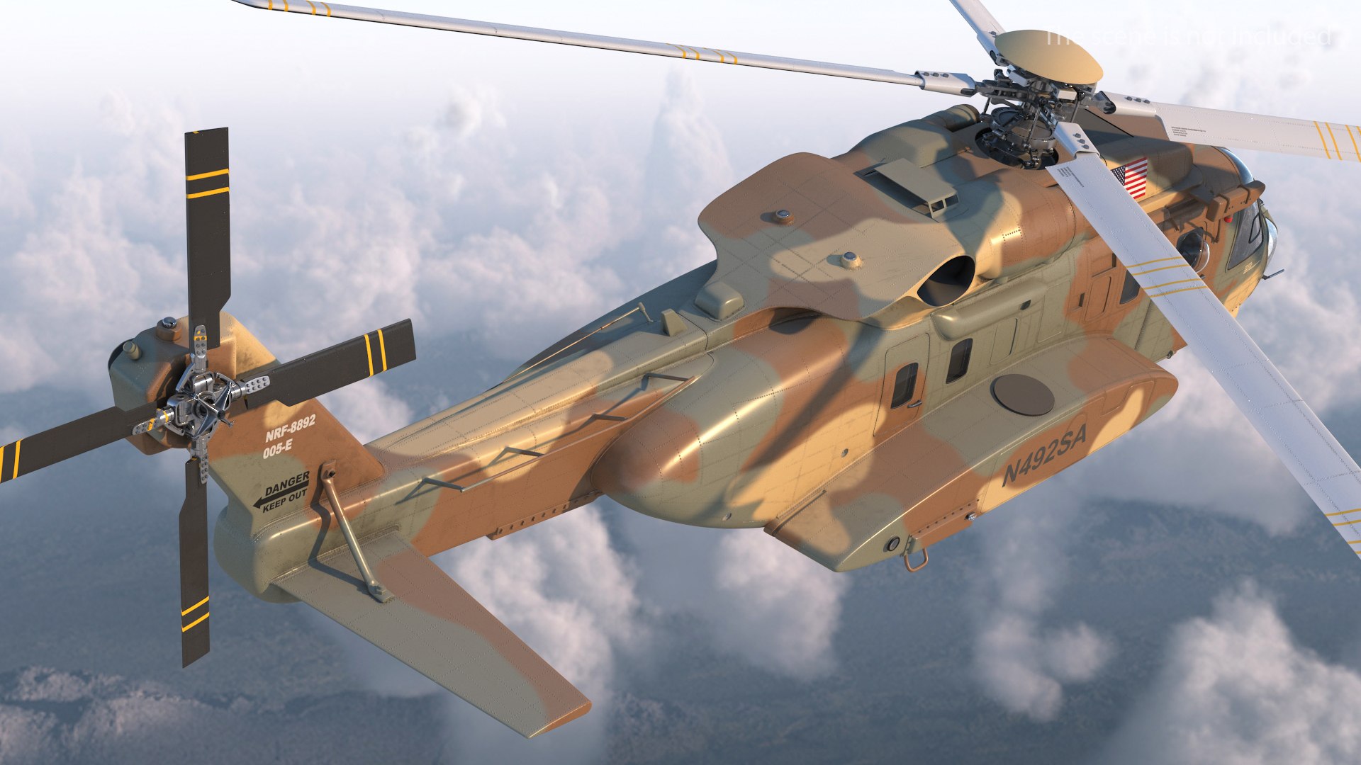 Sikorsky h-92 superhawk 3D model - TurboSquid 1495682