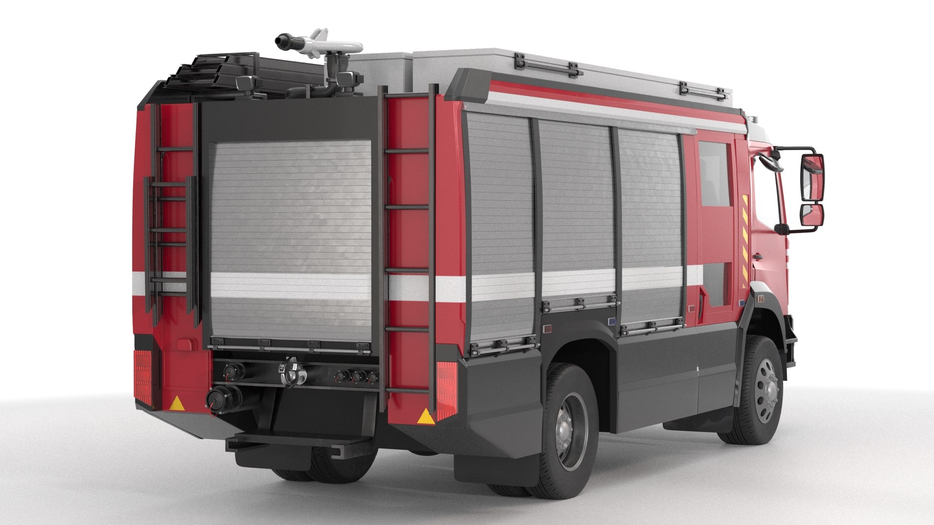 Generic Fire Truck 01 3D Model - TurboSquid 2461758
