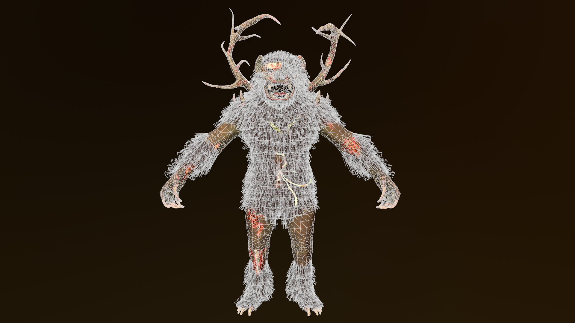 3D model zombie bear fur - TurboSquid 1707639
