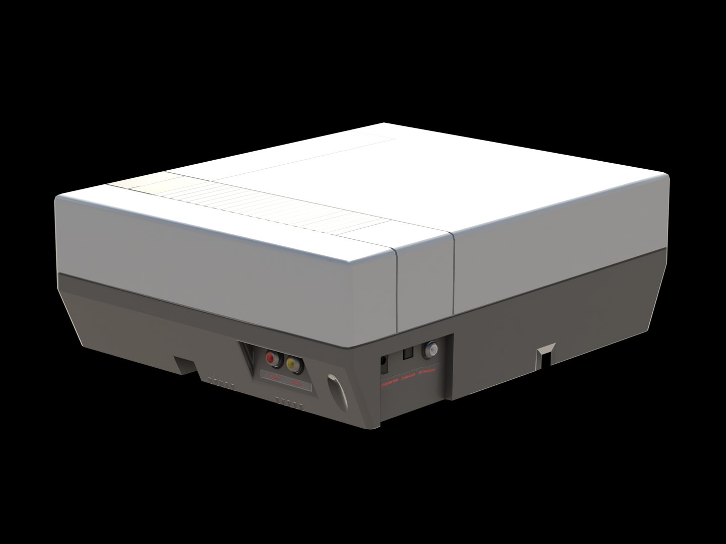 3D NES Console Low-poly - TurboSquid 1938372