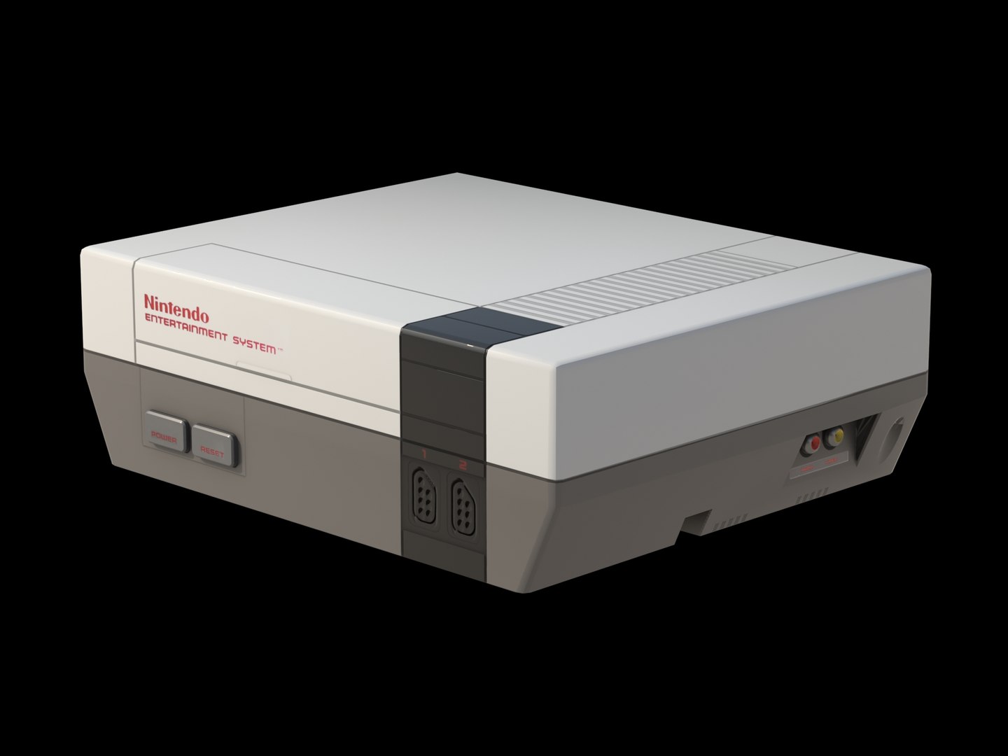 3D NES Console Low-poly - TurboSquid 1938372