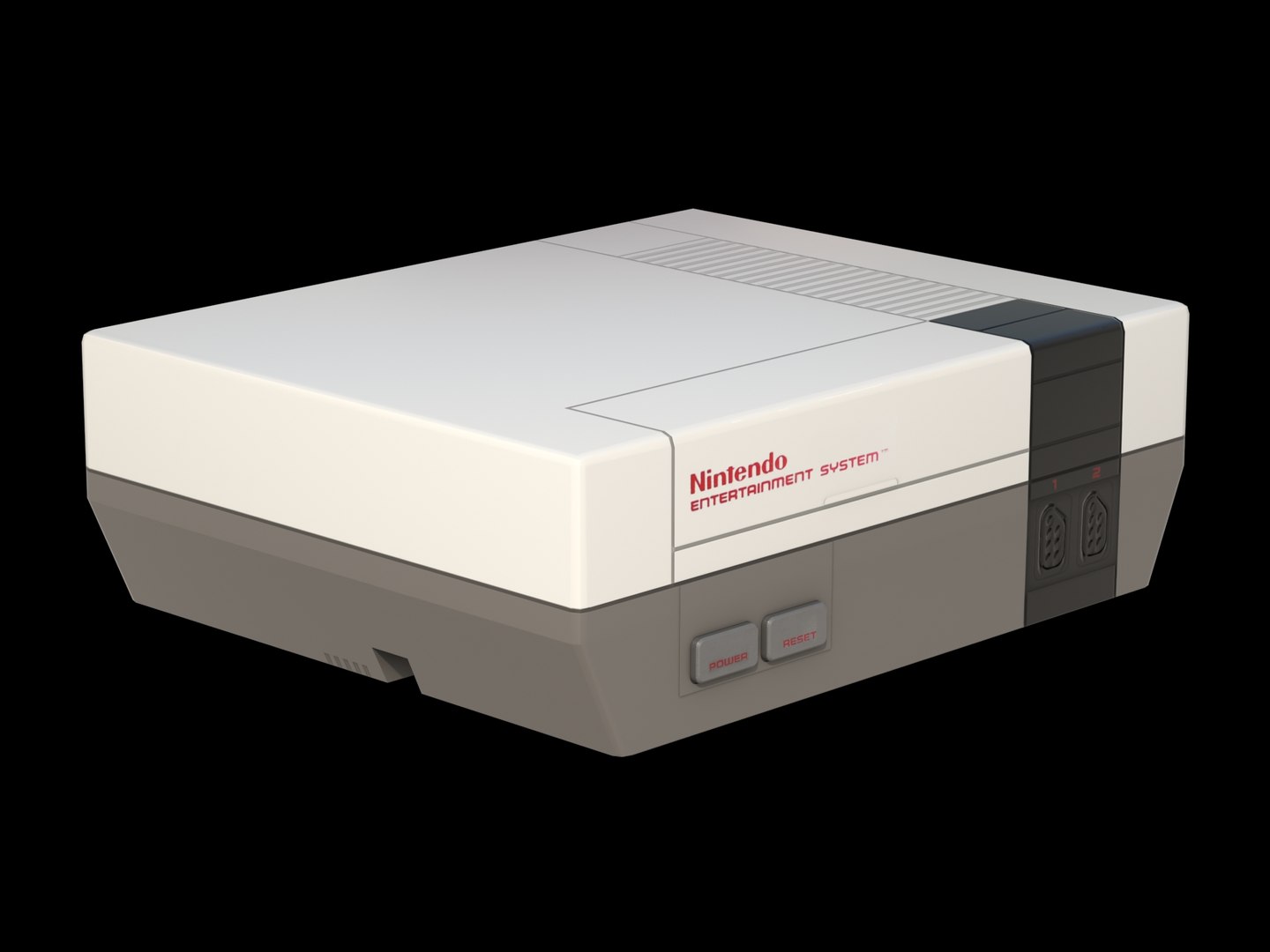 3D NES Console Low-poly - TurboSquid 1938372