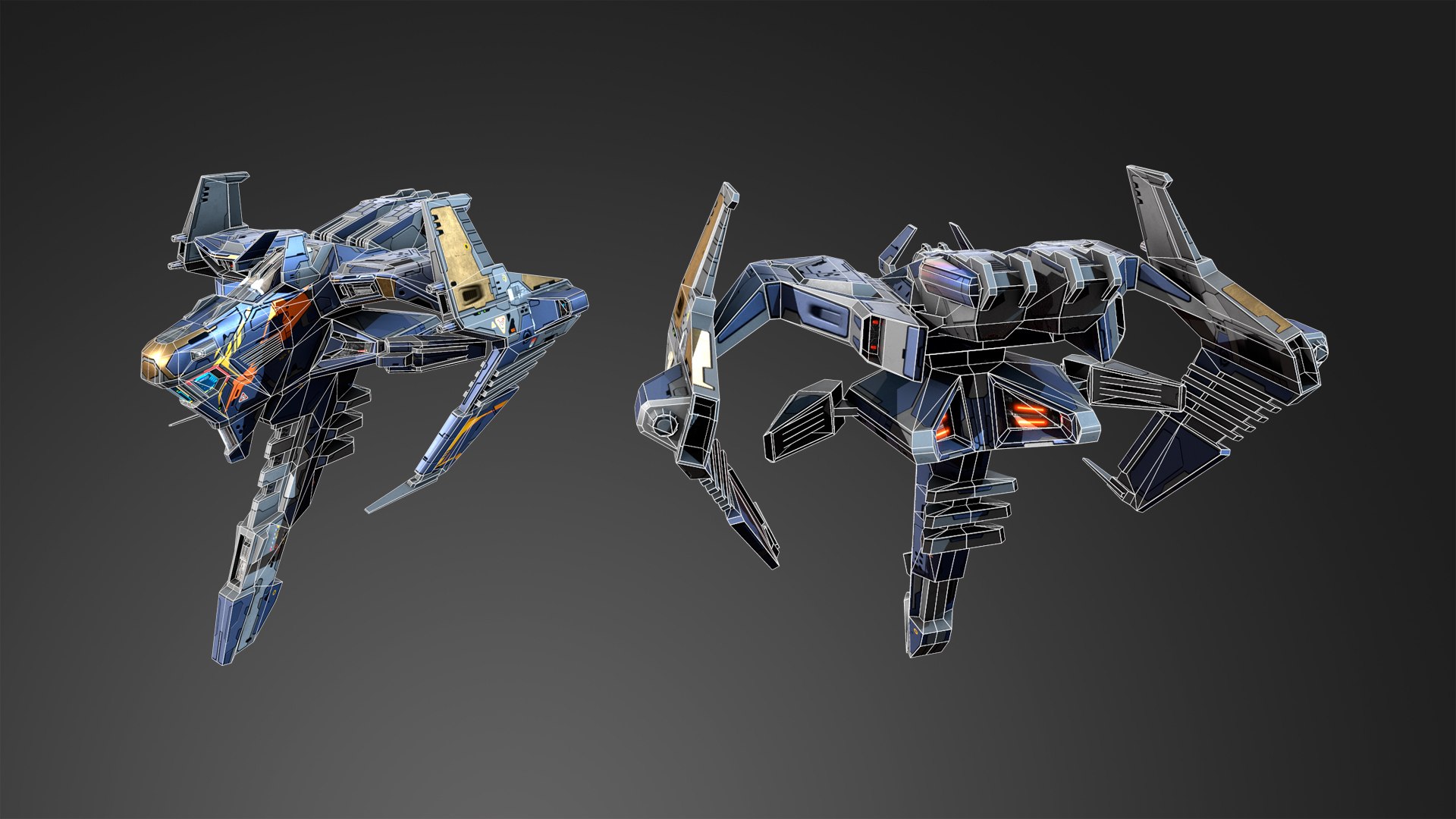 BAKRAN Fighter R2 Spacecraft 3D Model - TurboSquid 1901535