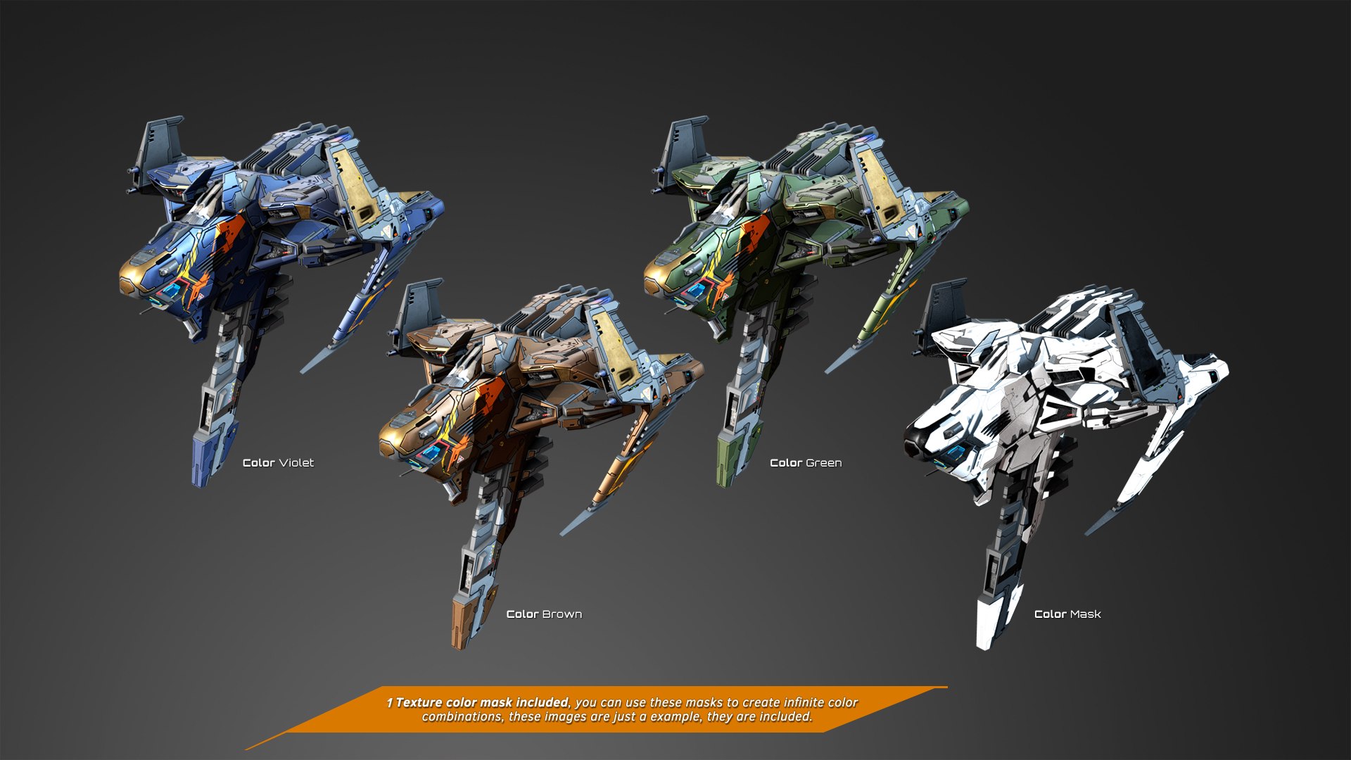 BAKRAN Fighter R2 Spacecraft 3D Model - TurboSquid 1901535