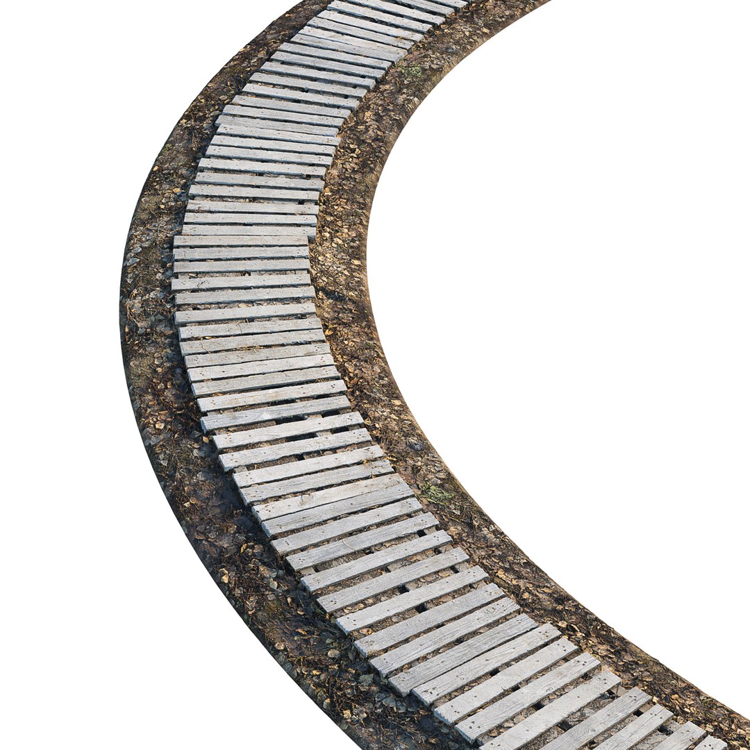 3D Ultra Realistic Wooden Trail HQ Model - TurboSquid 1758481
