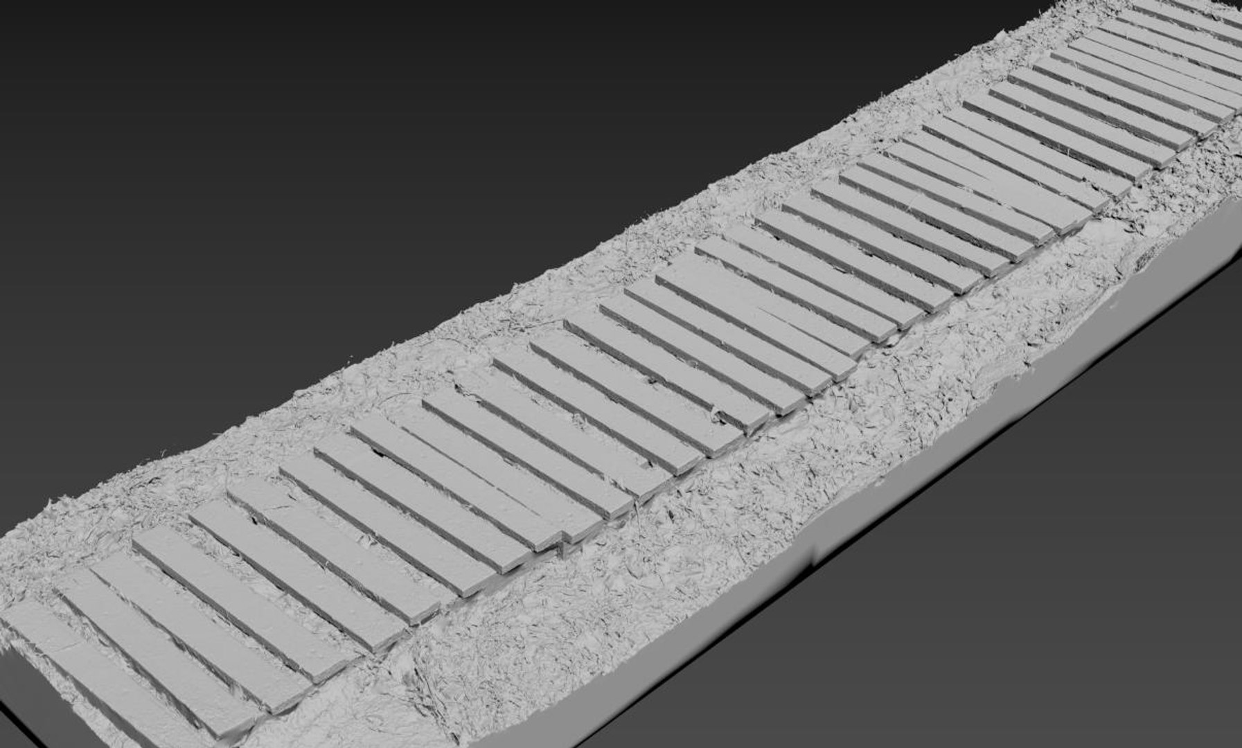 3D Ultra Realistic Wooden Trail HQ Model - TurboSquid 1758481