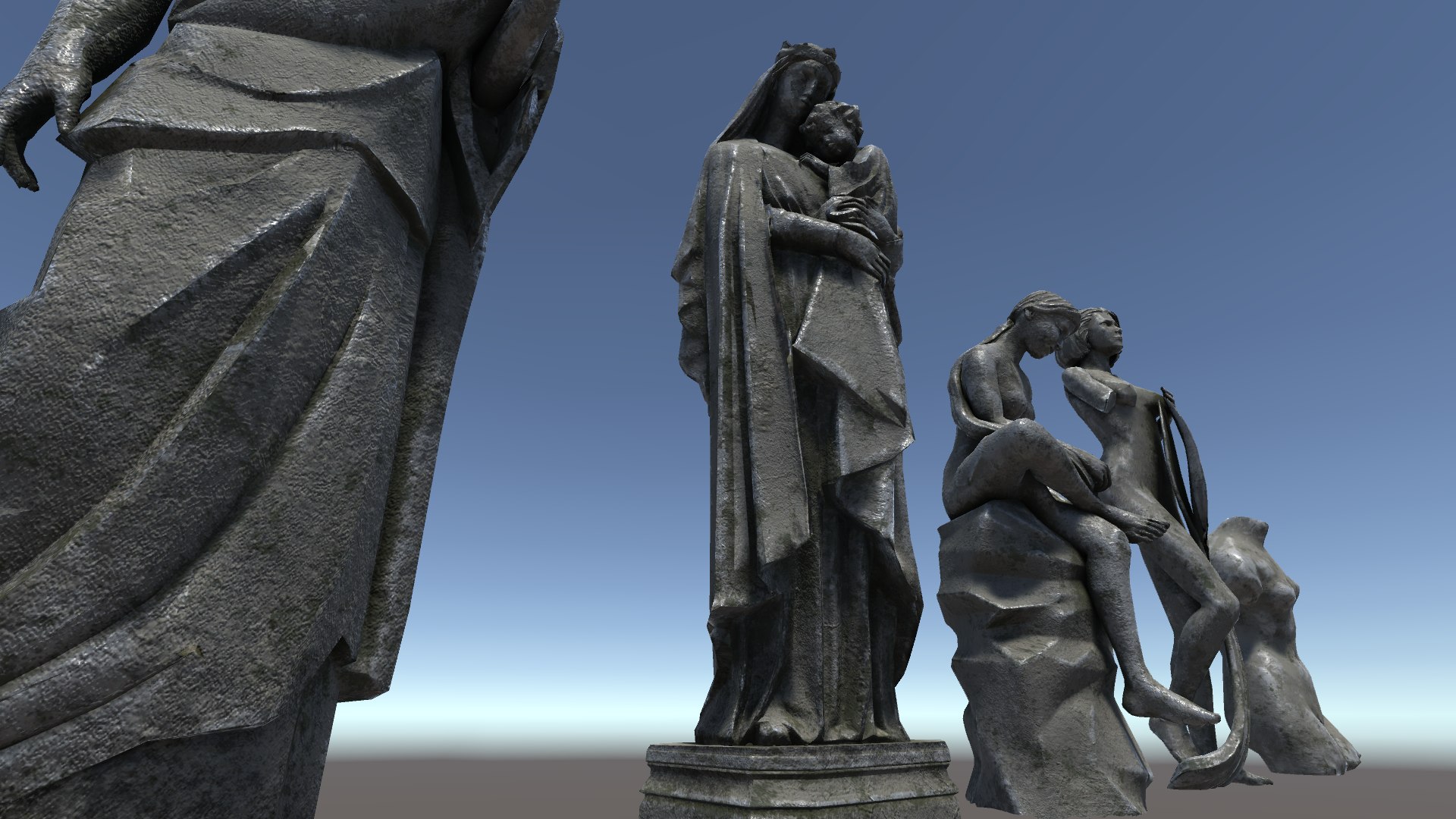 3D PBR Female Statues model - TurboSquid 1979532