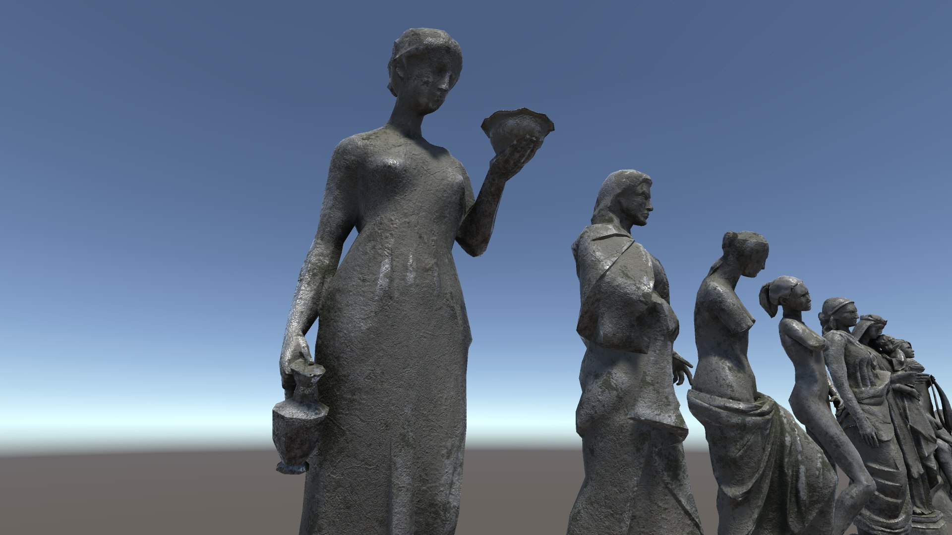 3D PBR Female Statues model - TurboSquid 1979532