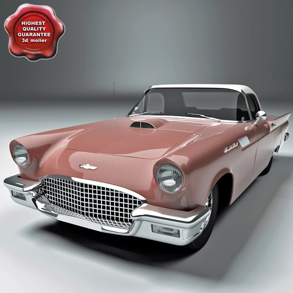 Ford Thunderbird 3d Models For Download Turbosquid
