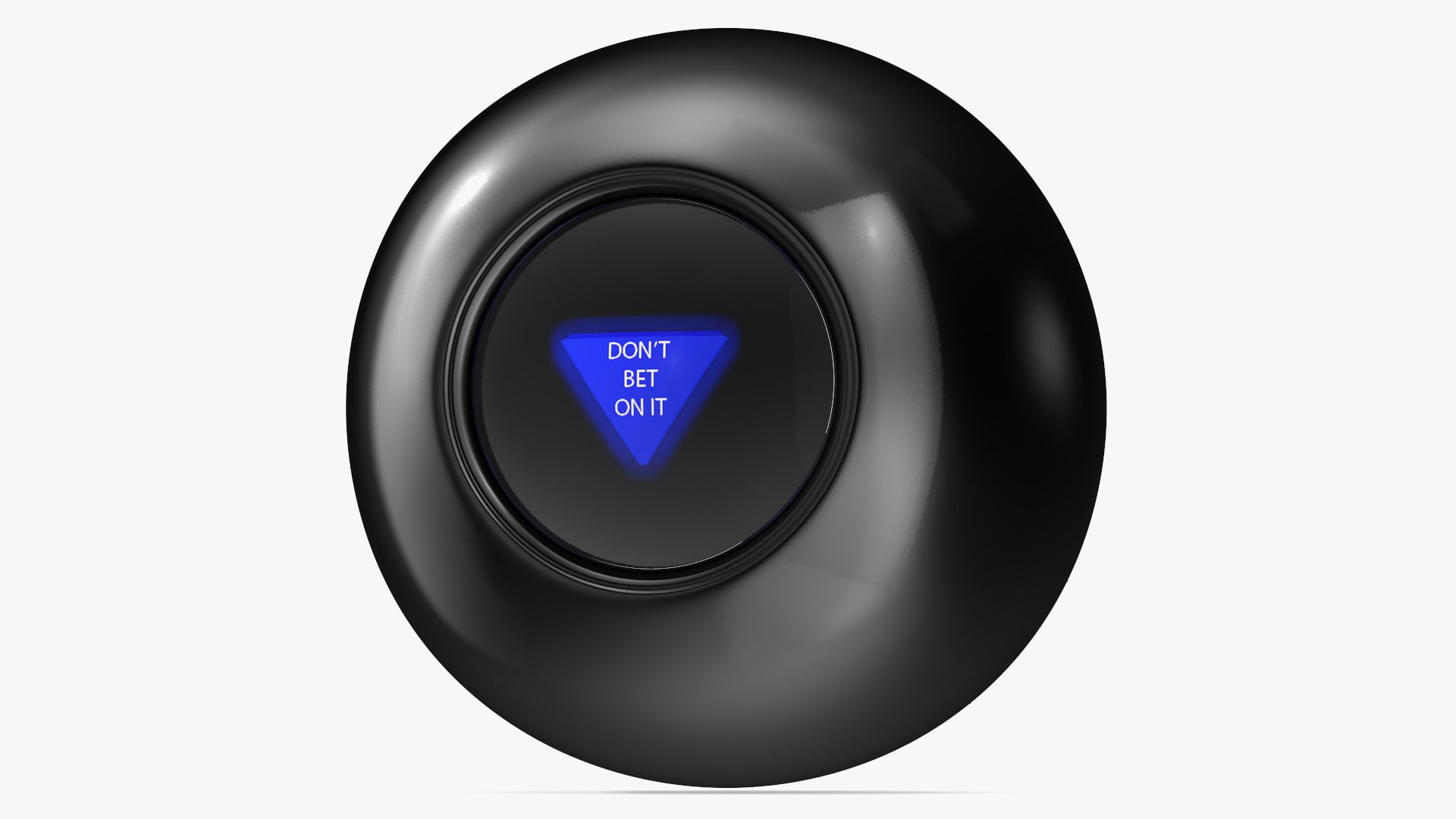 3D Magic 8 Ball Answer No - TurboSquid 1999859