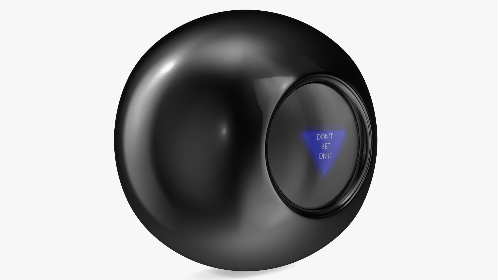 3D Magic 8 Ball Answer No - TurboSquid 1999859