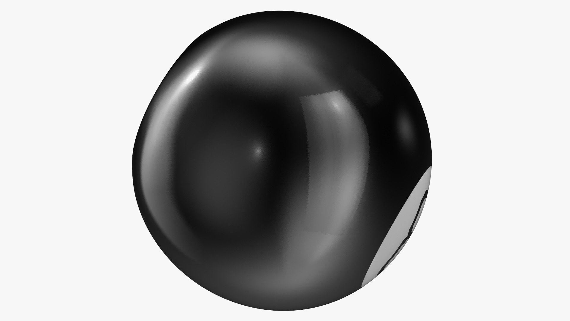 3D Magic 8 Ball Answer No - TurboSquid 1999859