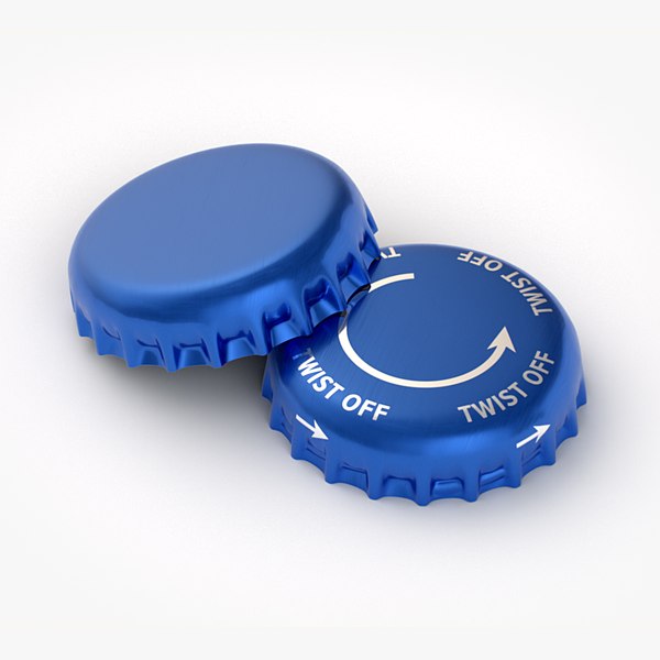 modelo 3d Bottle Caps Twist-off and regular - TurboSquid 2037364