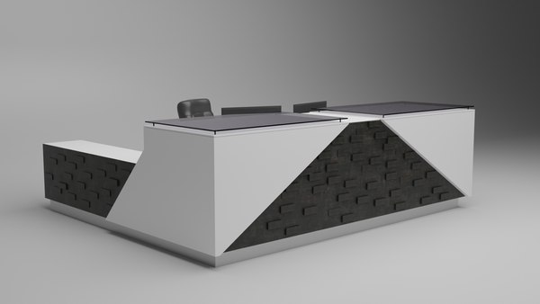 3D model reception desk - TurboSquid 1631733