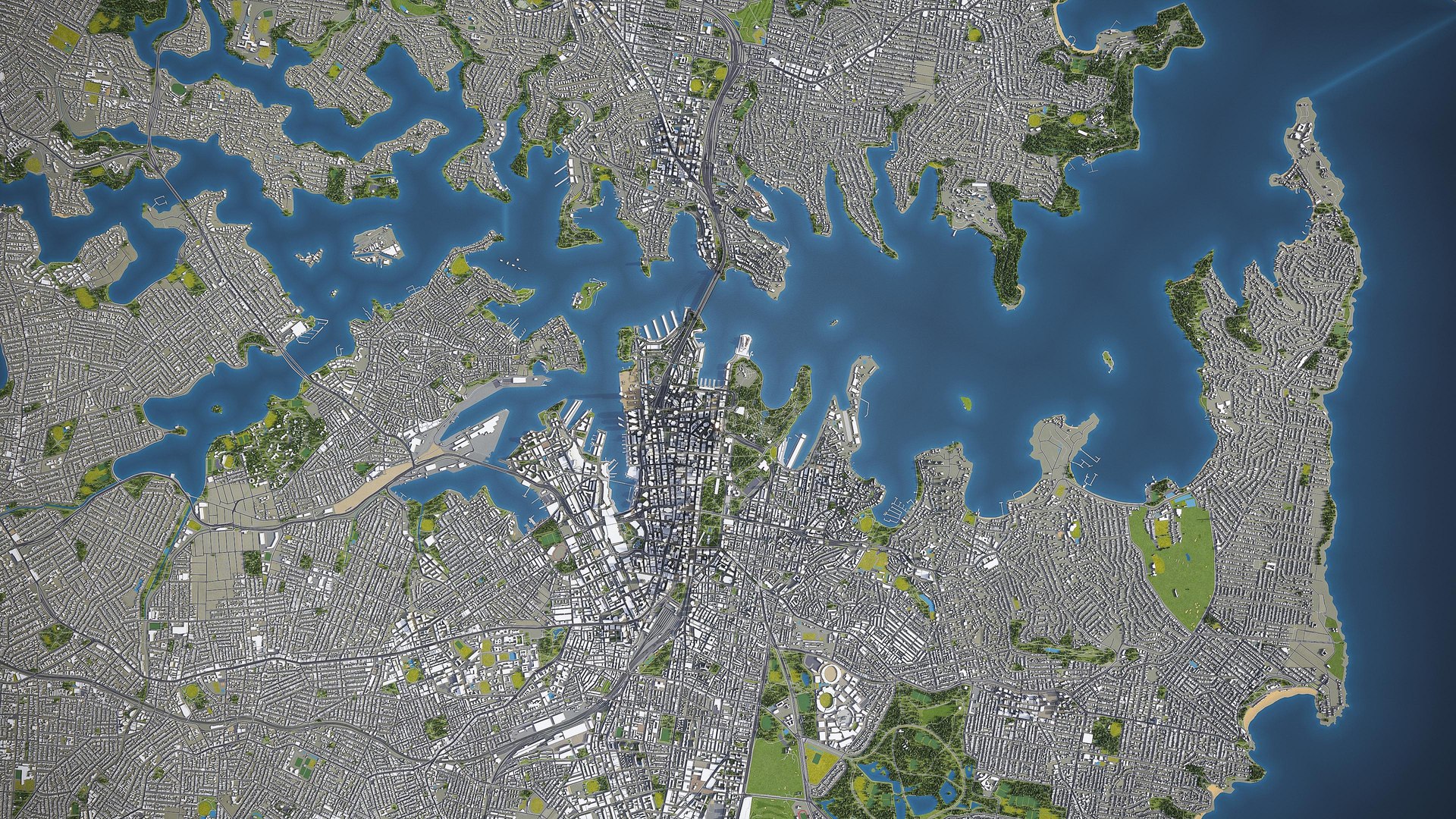 3D Sydney Town Urban - TurboSquid 1334532