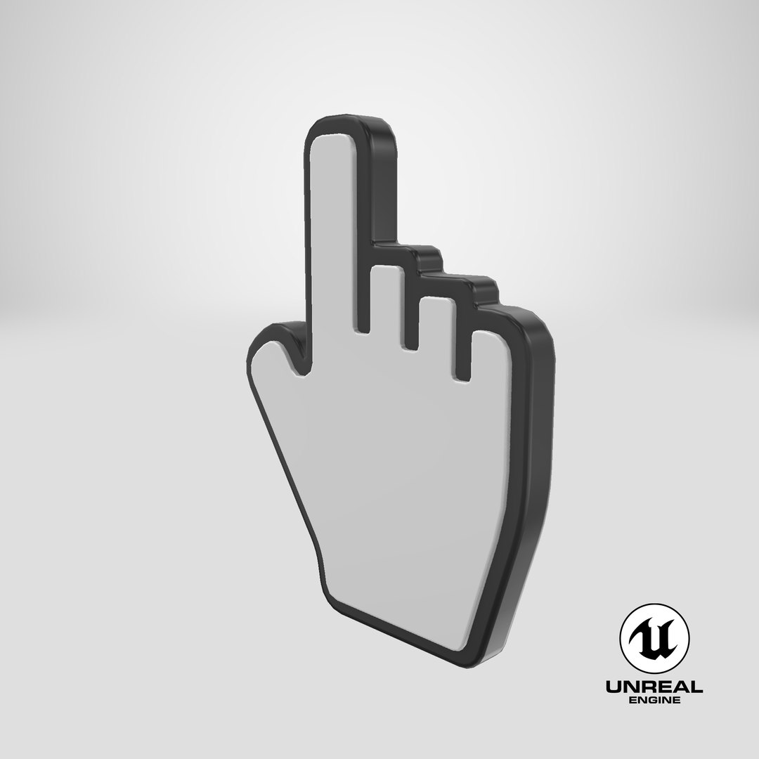 3D Hand Cursor v2 model - TurboSquid 1716482