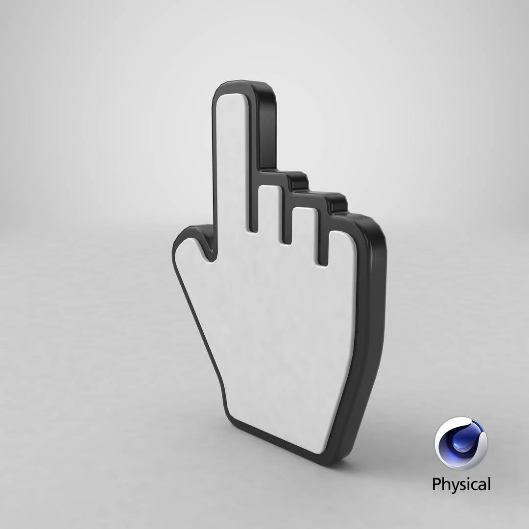 3D Hand Cursor v2 model - TurboSquid 1716482