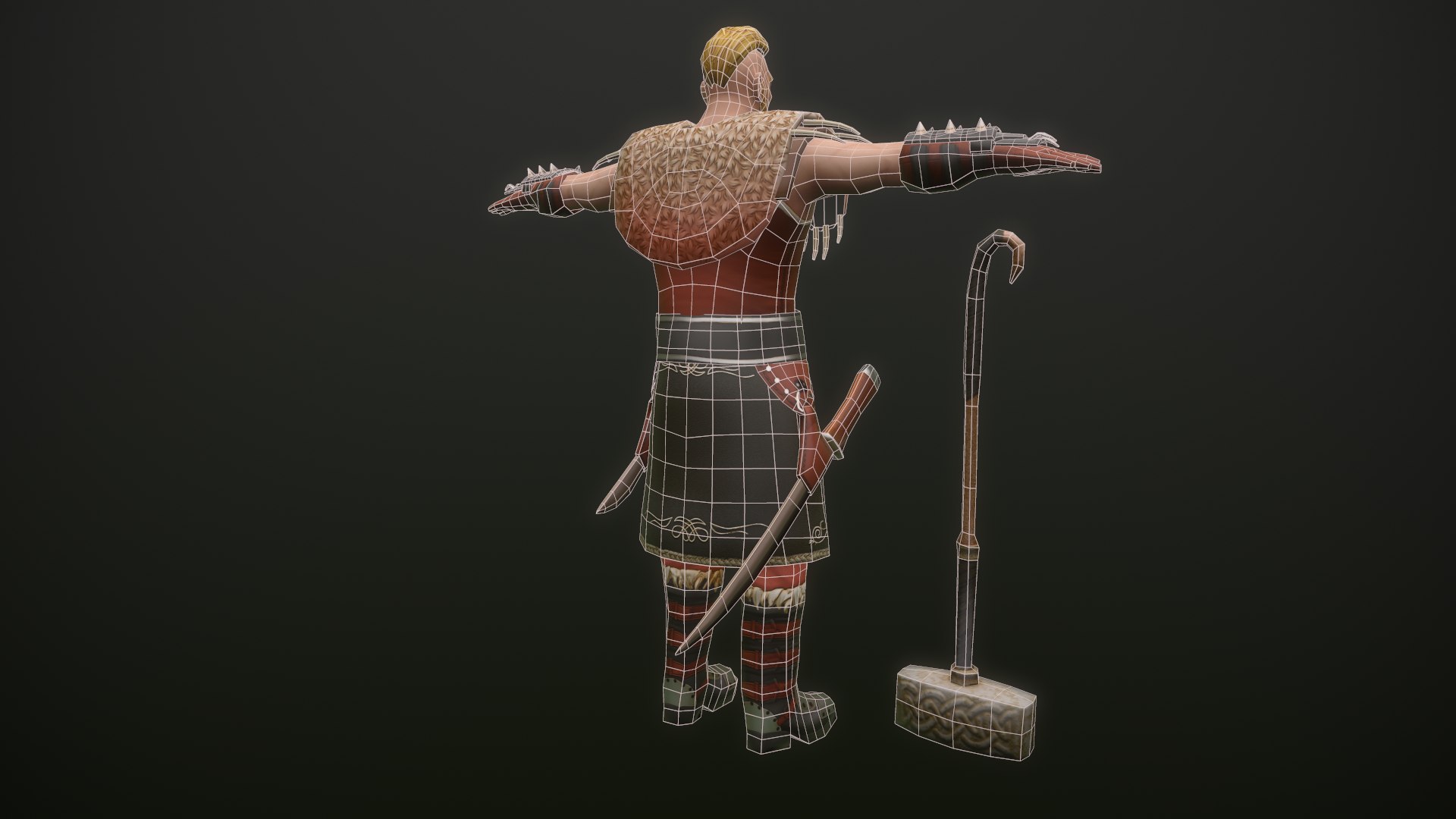 Male Game Character 2.3 - Low Poly Model - TurboSquid 2124250