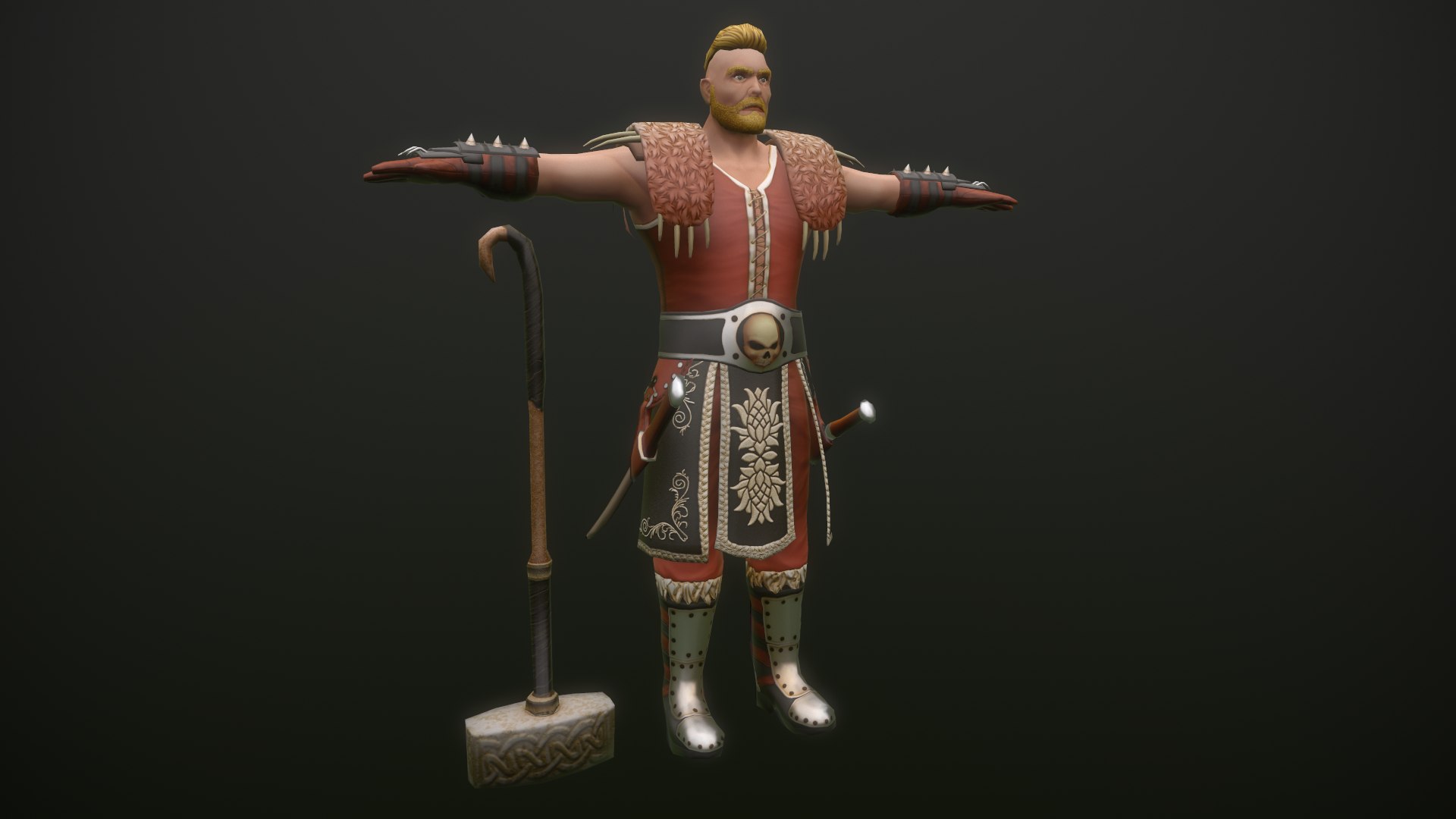 Male Game Character 2.3 - Low Poly Model - TurboSquid 2124250