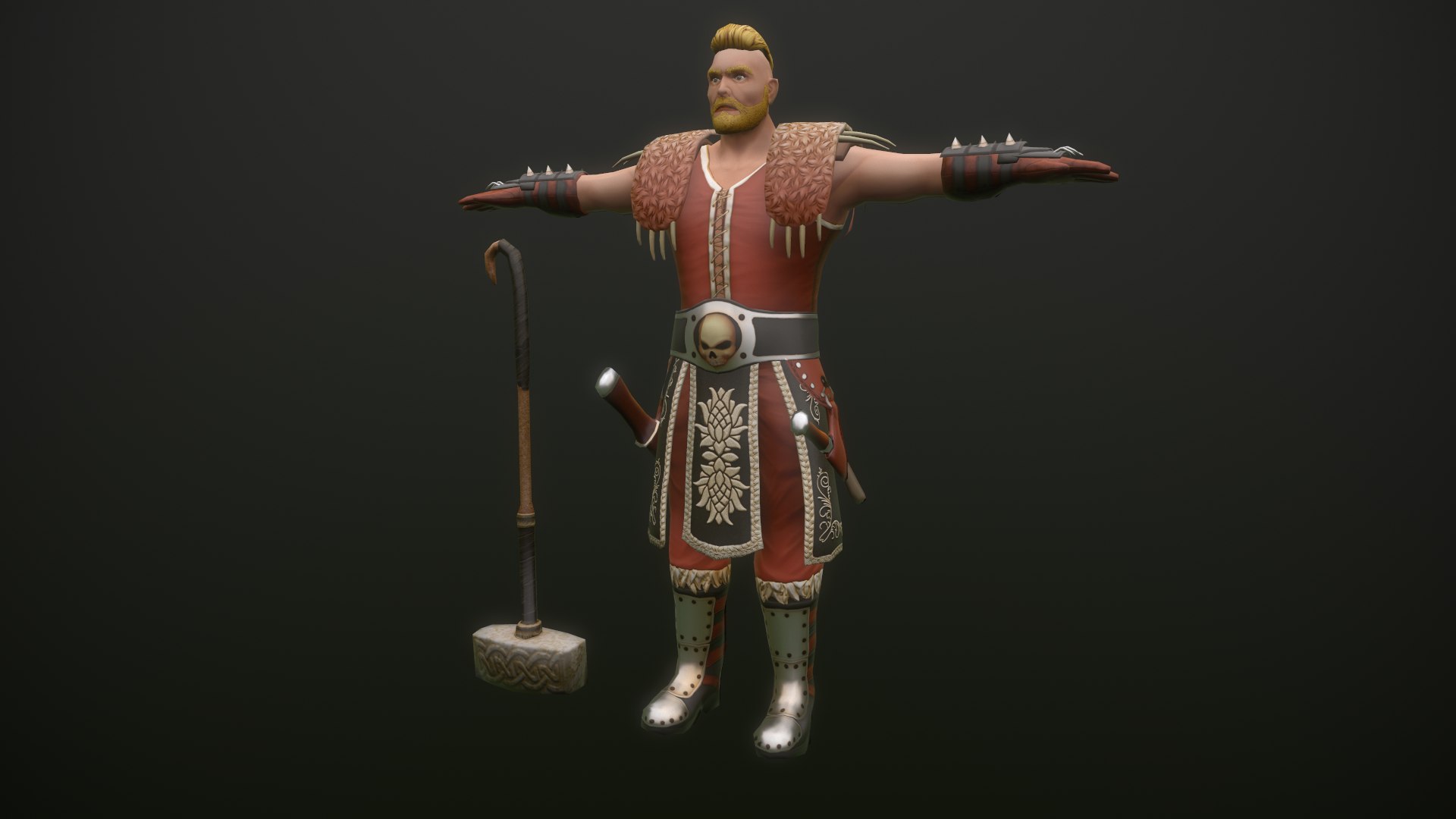 Male Game Character 2.3 - Low Poly Model - TurboSquid 2124250