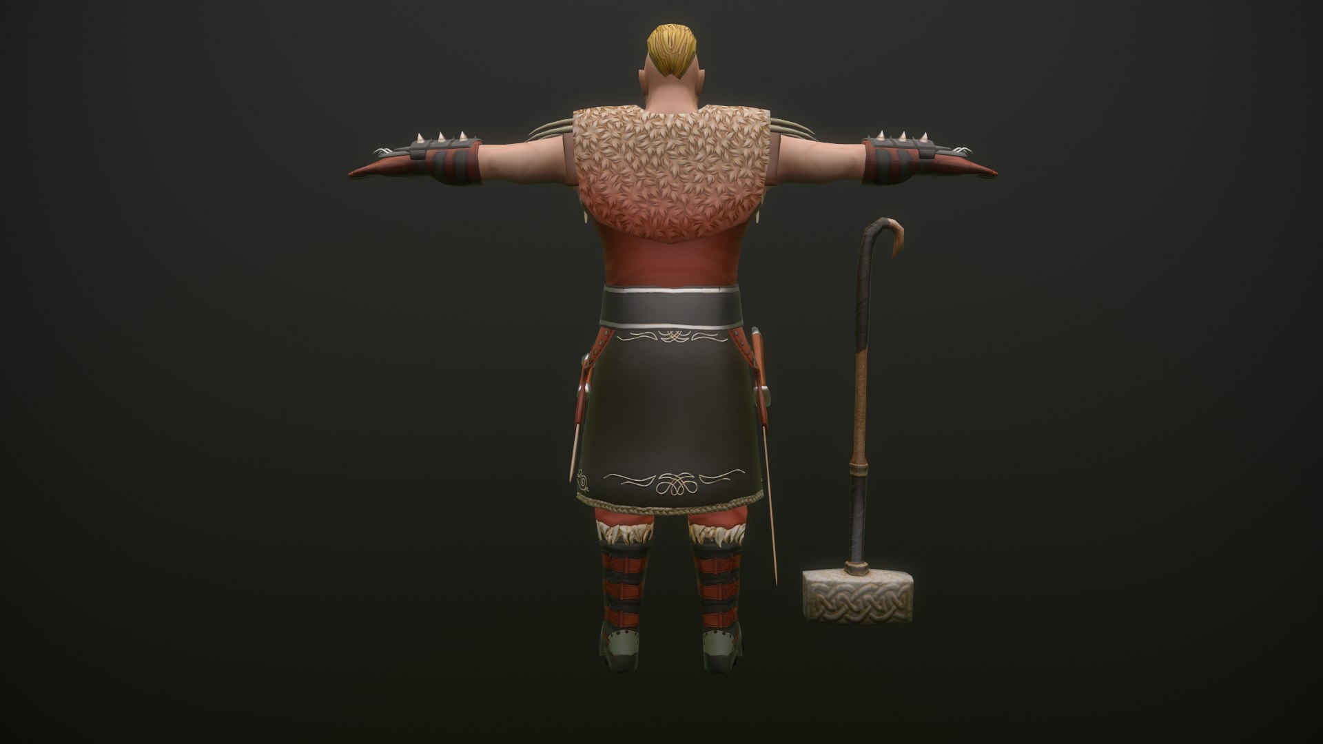 Male Game Character 2.3 - Low Poly Model - TurboSquid 2124250