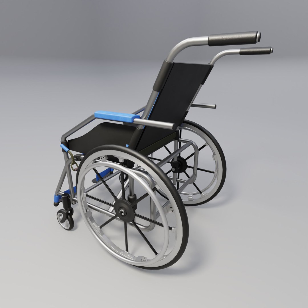 3D Model Wheelchair LowPoly - TurboSquid 2342278