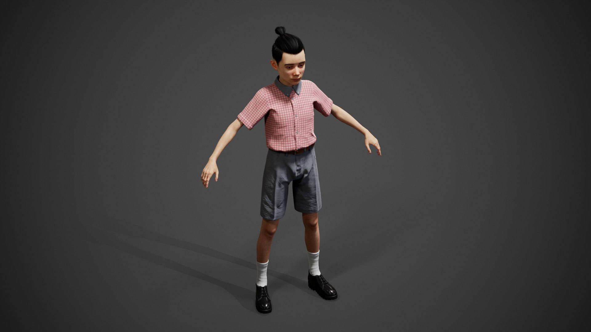 3D School Boy Model - TurboSquid 2105807