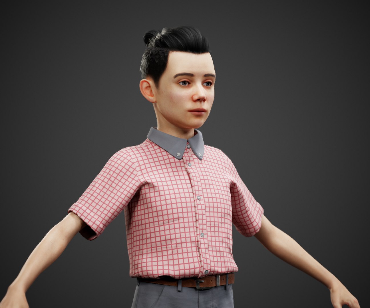 3D School Boy Model - TurboSquid 2105807
